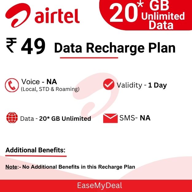 Airtel 49 Data Recharge Plan | Airtel 49 Plan Detail